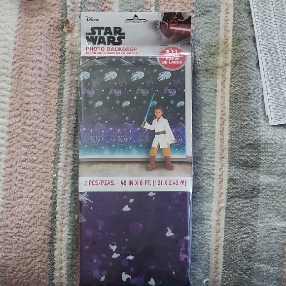 Star Wars | Party Supplies | Star Wars Kids Photo Backdrop And Table ...